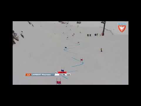 Naya Van Puyvelde   Val d'Isère   Belgian National Championship Giant Slalom on 1 leg