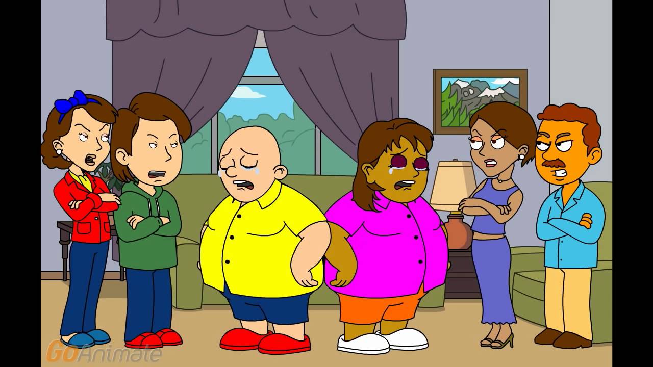 Dora And Caillou Get Fat Together/ Both Grounded! - YouTube