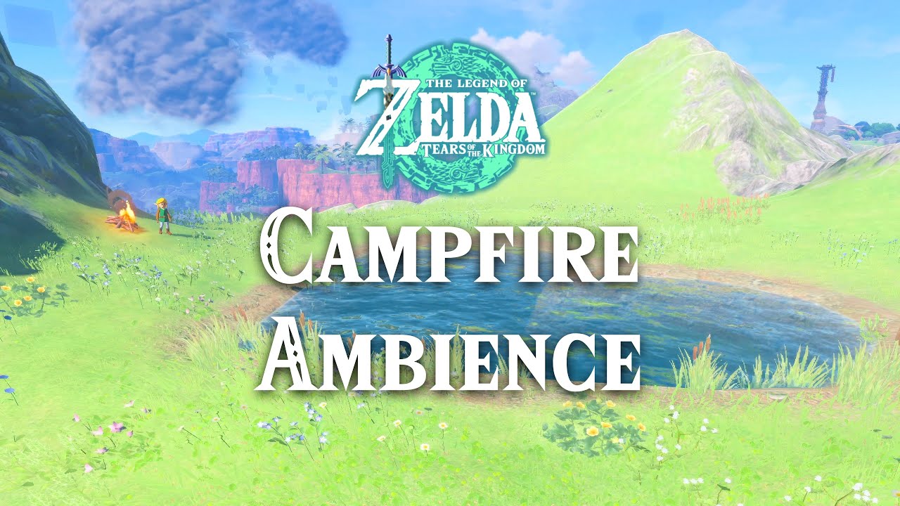 Zelda | Campfire Ambience 🌸 Lover’s Pond [2H] - YouTube