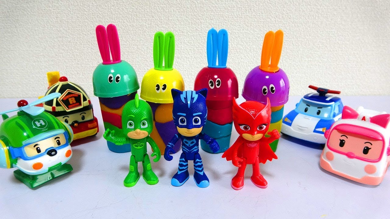 Learn colors with play-doh ☆ Rabbit ice cream - YouTube