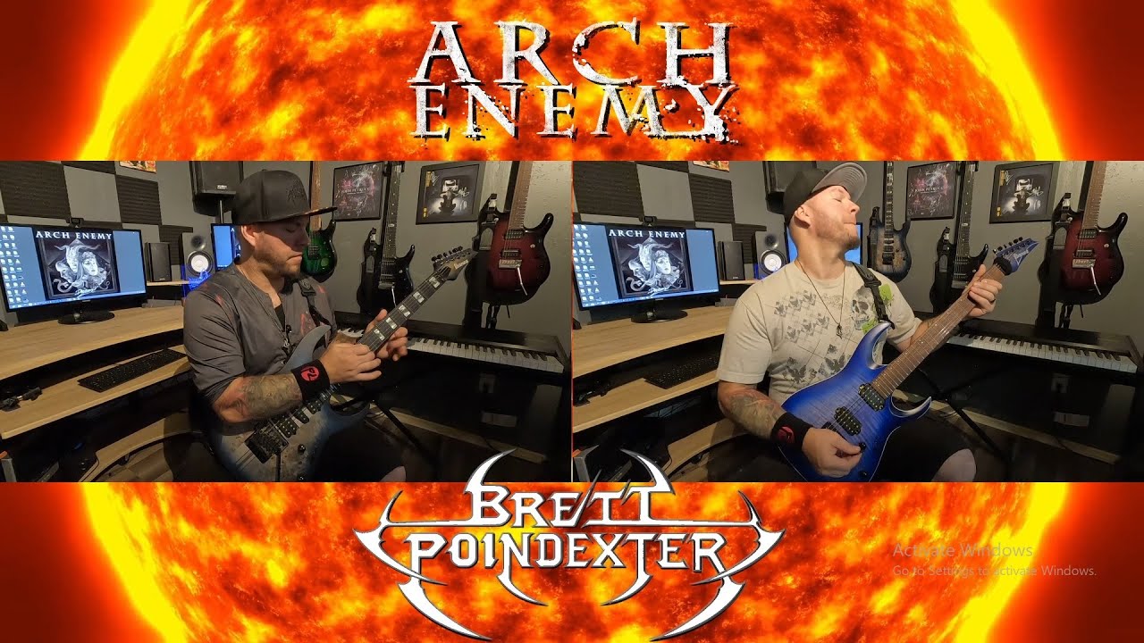 Arch Enemy - Handshake With Hell [Full Guitar Playthrough] - YouTube