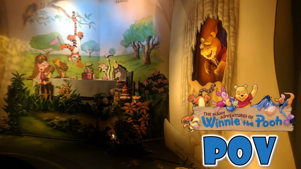 Many Adventures of Winnie the Pooh POV (4K 60FPS), Magic Kingdom Dark ...