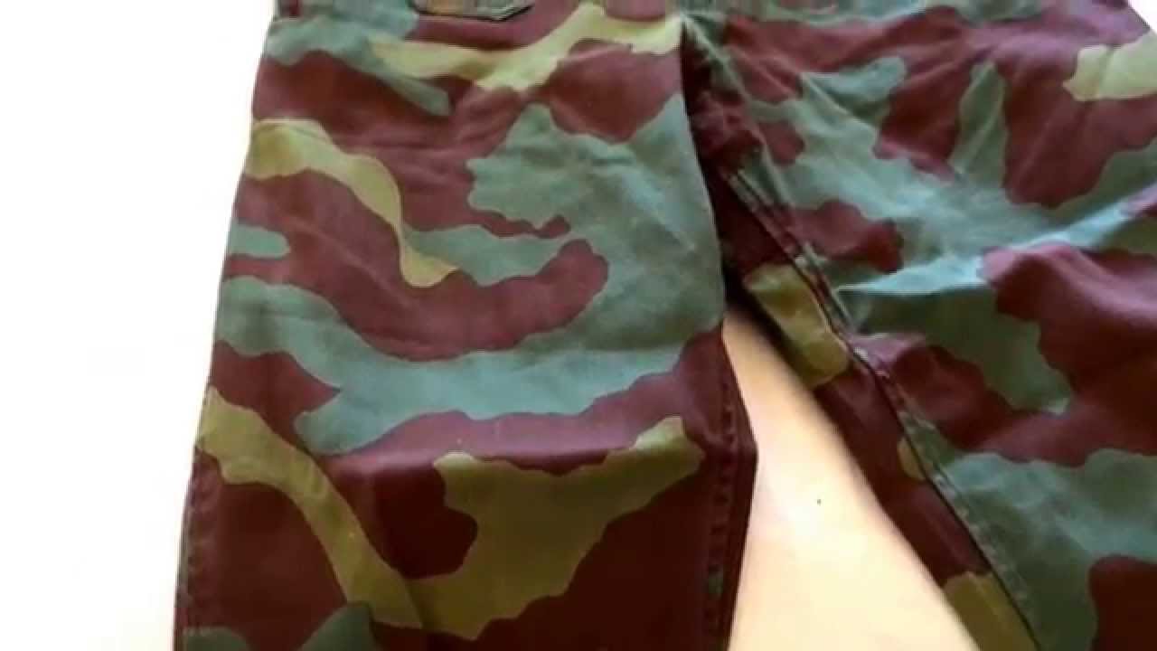 WWII Airsoft Loadout - Waffen SS Italian camo trousers - YouTube