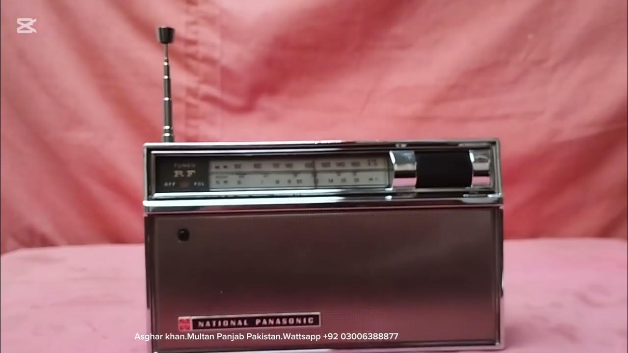 Radio National Panasonic R 209 Made in Japan - YouTube