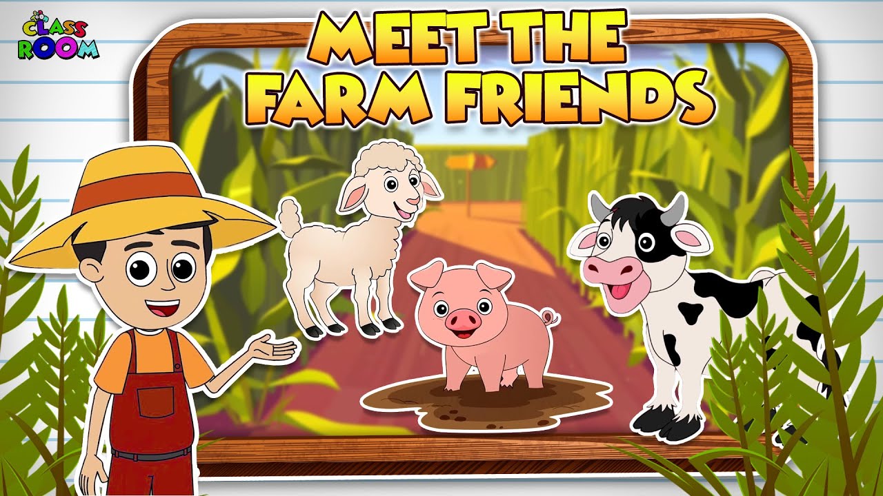 Meet the farm friends | Farm Babies | Kids vocabulary | Puntoon ...
