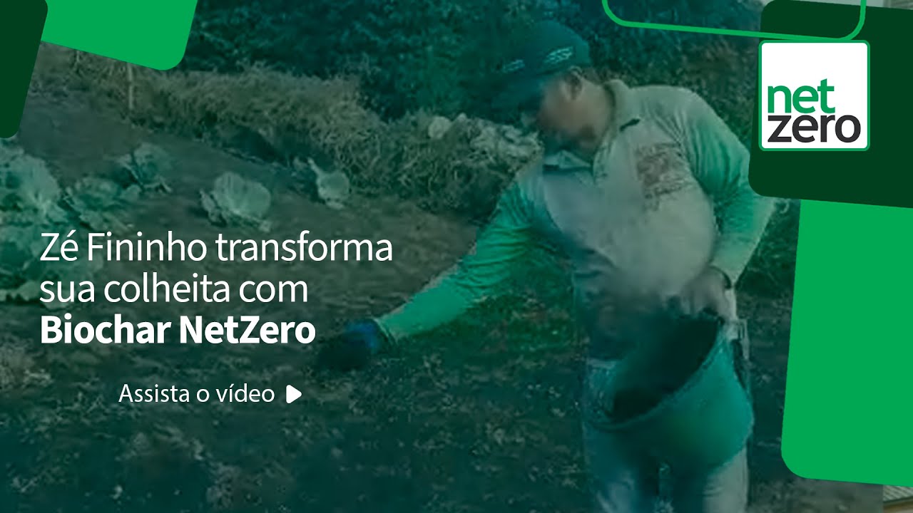 Zé Fininho Transforma sua Colheita com Biochar NetZero! - YouTube