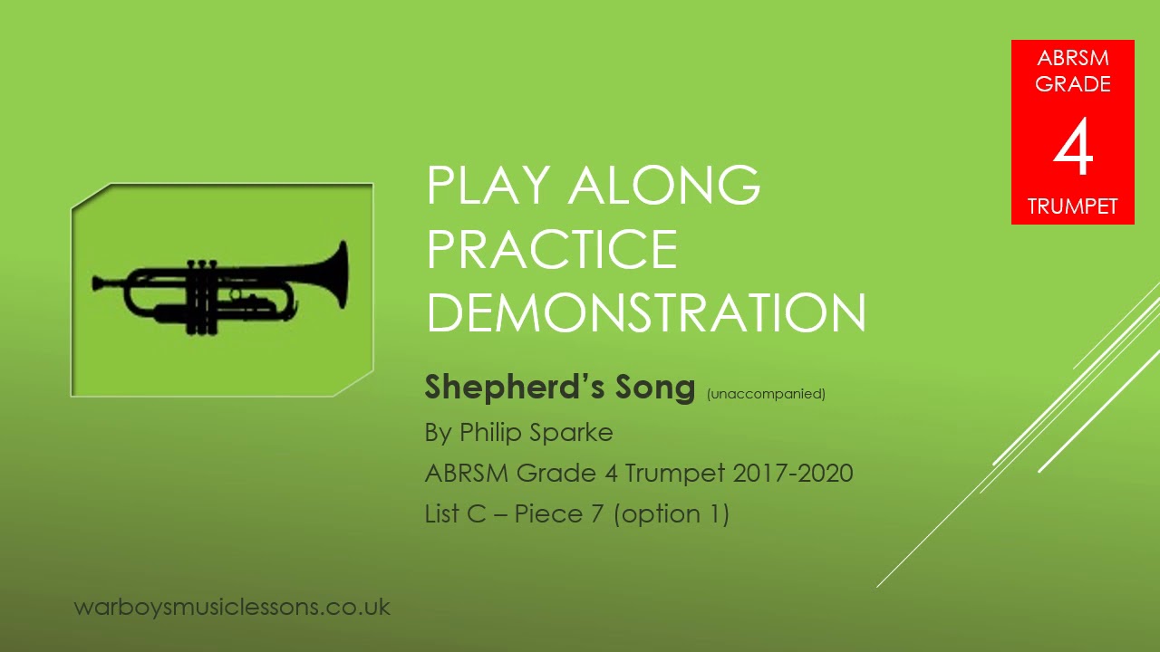 Shepherd’s Song by Philip Sparke - ABRSM Grade 4 Trumpet 2017-2020 List ...
