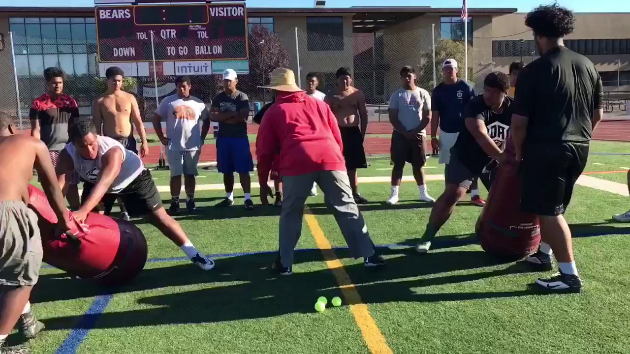 DEFENSIVE LINE OFFSEASON FOOTBALL TRAINING SESSION #8 | Five Star ...