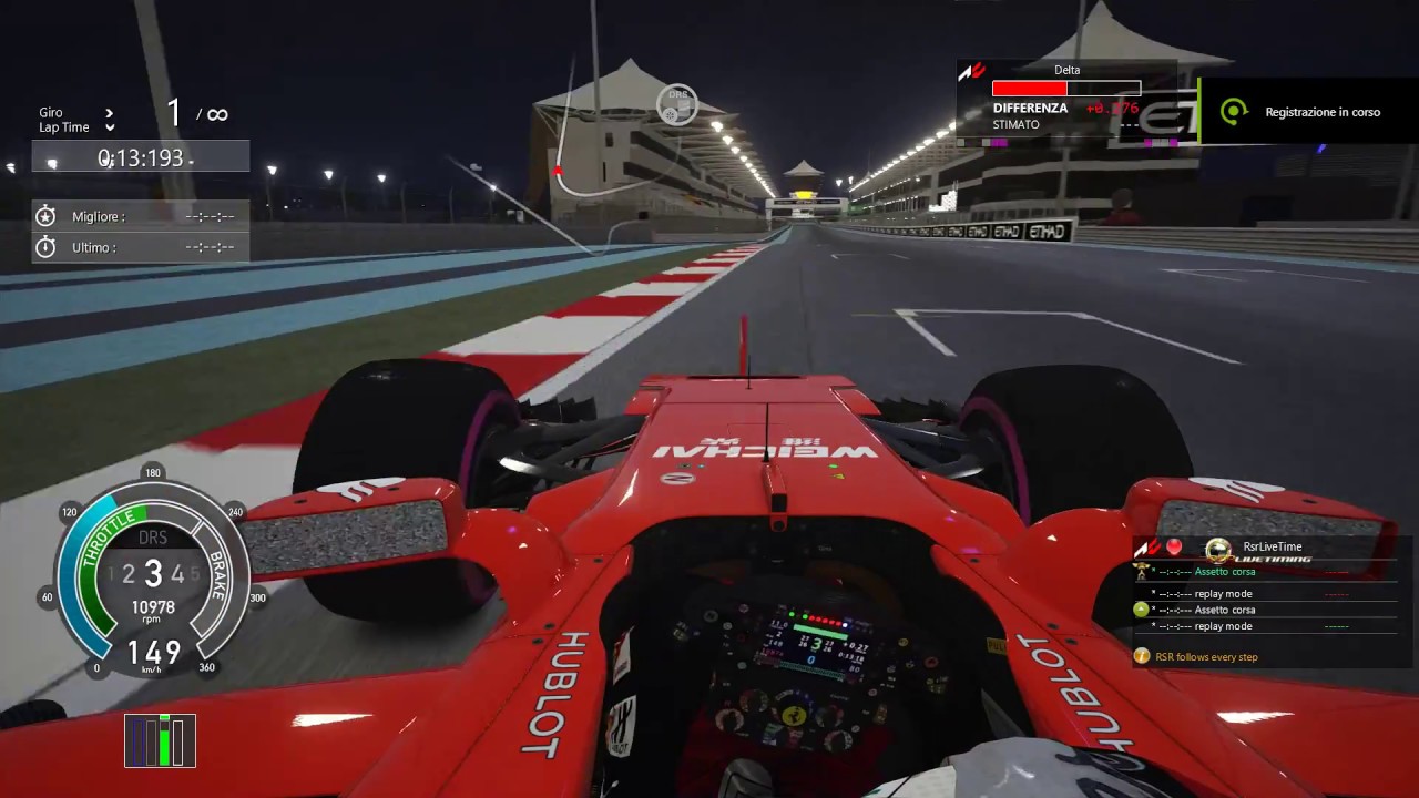 F1 2017 | SF70-H ABU DHABI NIGHT- 1:36:9+ TRACK and SETUP [Assetto ...