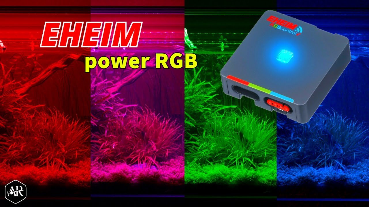 Rampe LED EHEIM powerRGB + EHEIM RGBcontrol+e WIFI - YouTube
