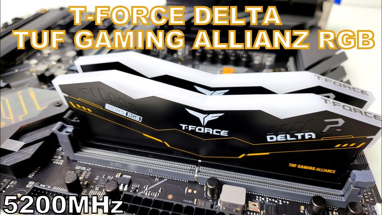 TEAMGROUP T-Force Delta TUF GAMING ALLIANCE RGB - Der perfekte RAM für ...