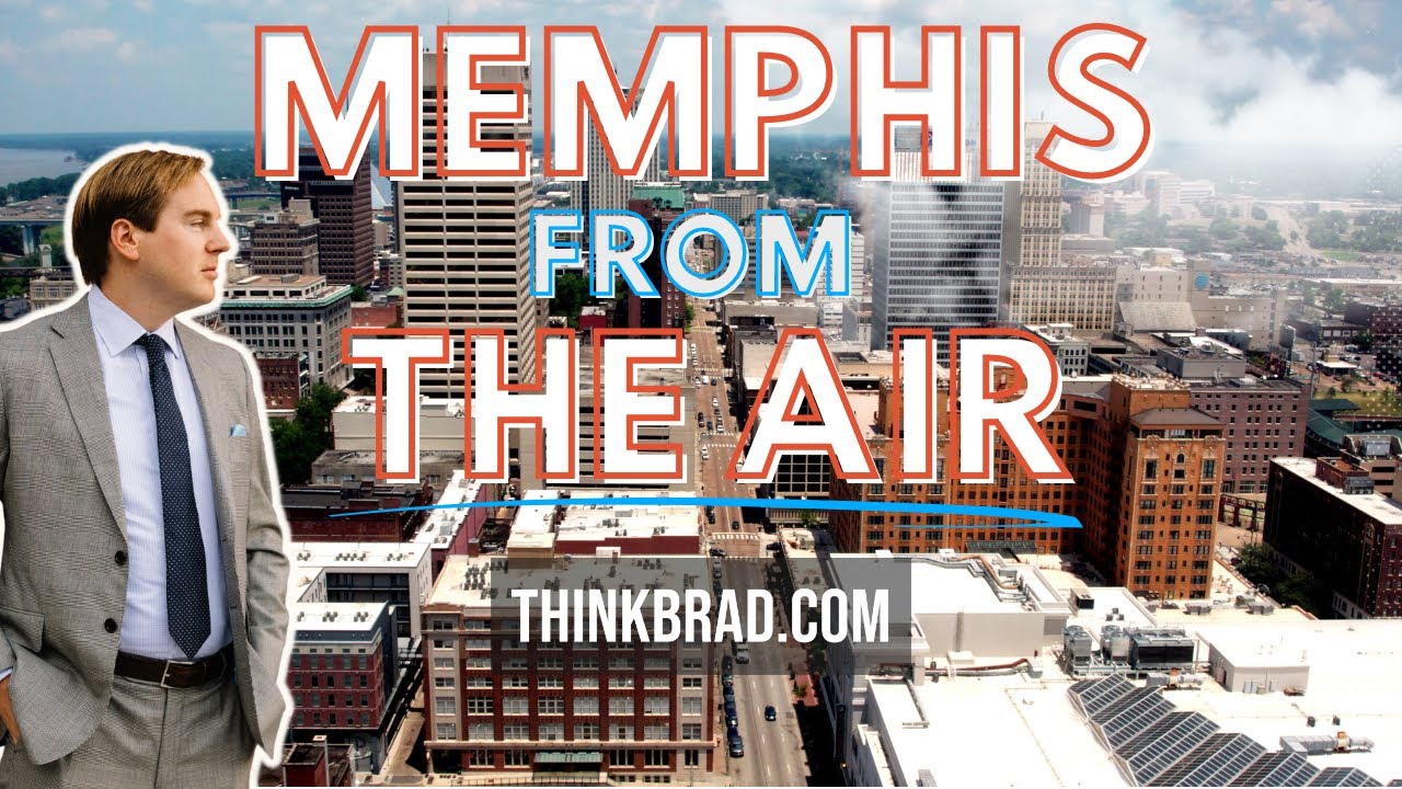 Downtown Memphis, TN - From The Air (4K DRONE) - YouTube