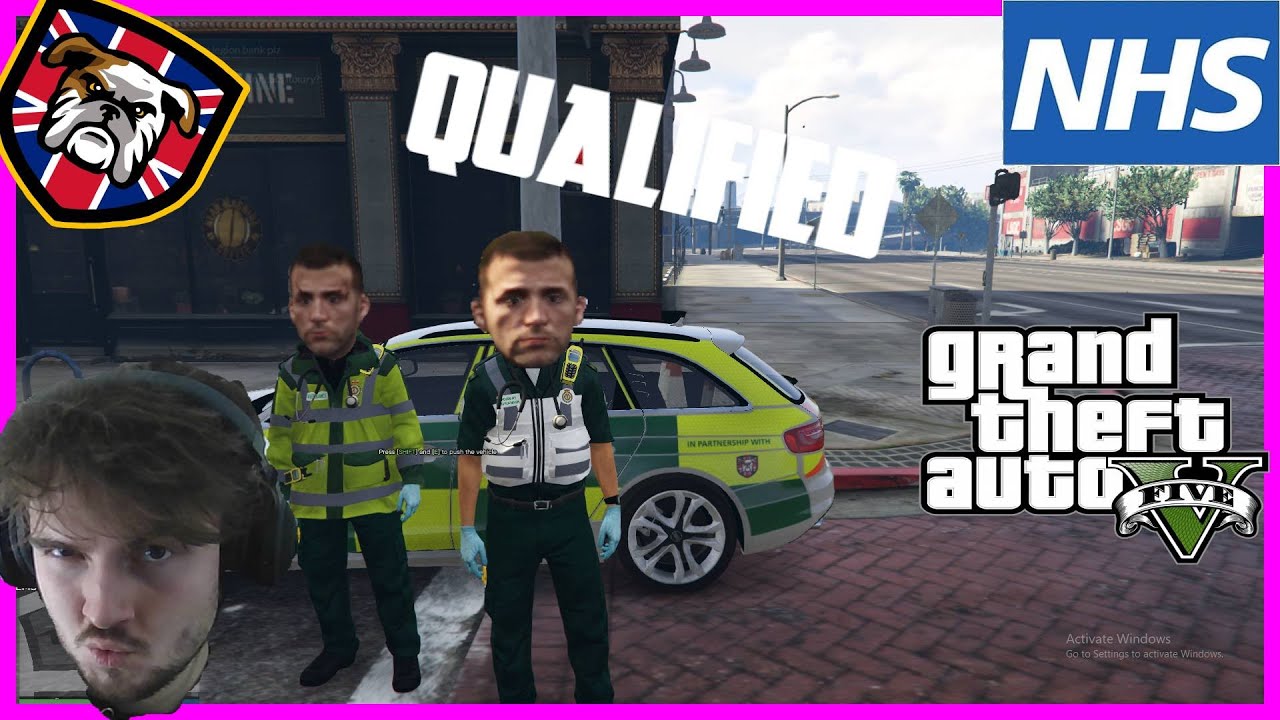 (UK GTA RP) QUALIFIED PARAMEDICS! (Sorta..) - GBGC Fivem server - YouTube