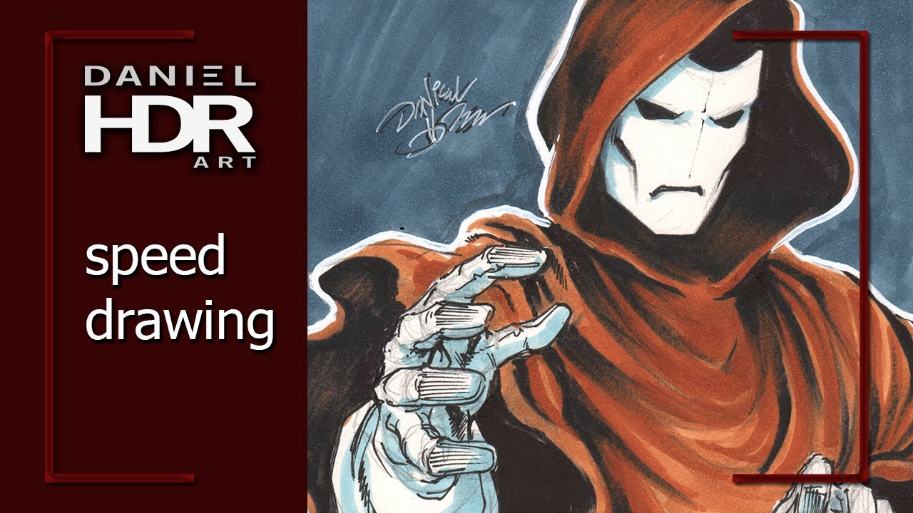 Speed Drawing - Danny Chase [Teen Titans] Daniel HDR Art - YouTube