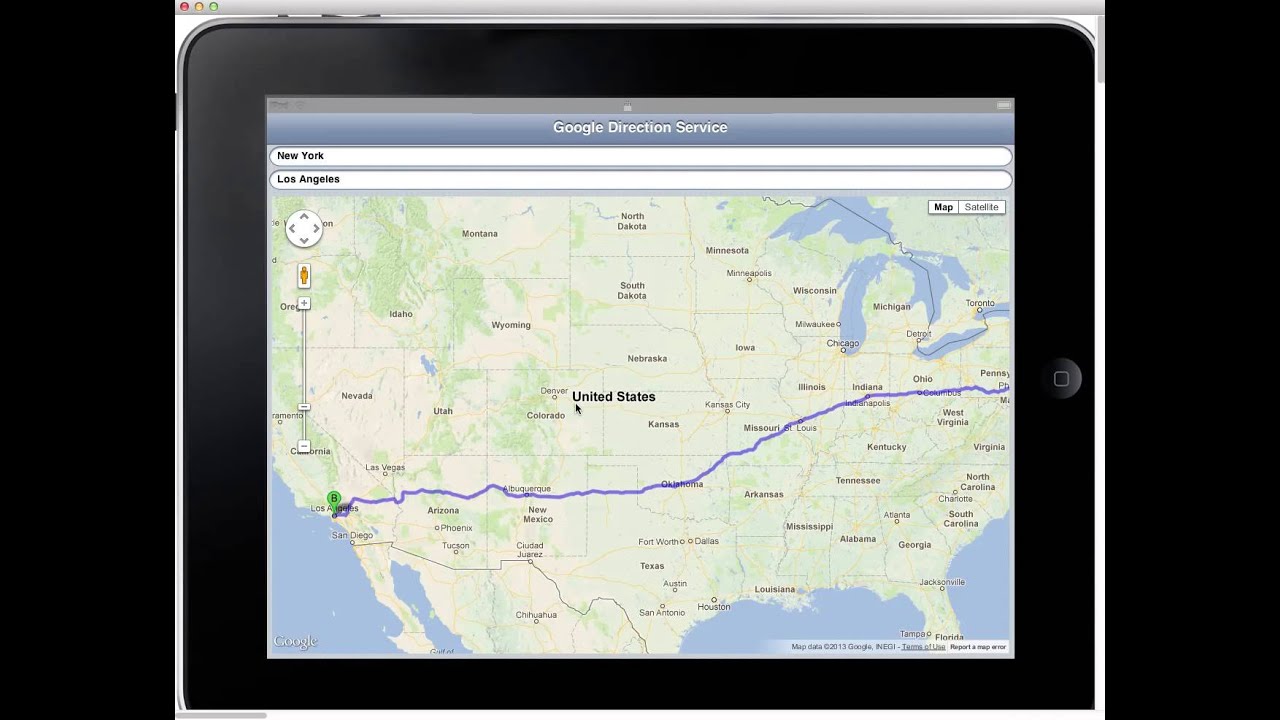 Google Maps inside Codename One WebView - YouTube