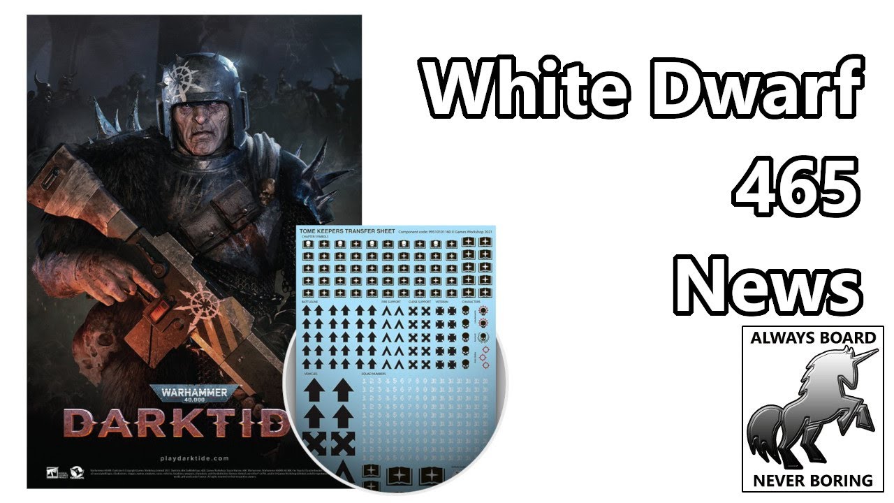 White Dwarf 465 News | Free Tome Keepers Transfer Sheet | No News on ...