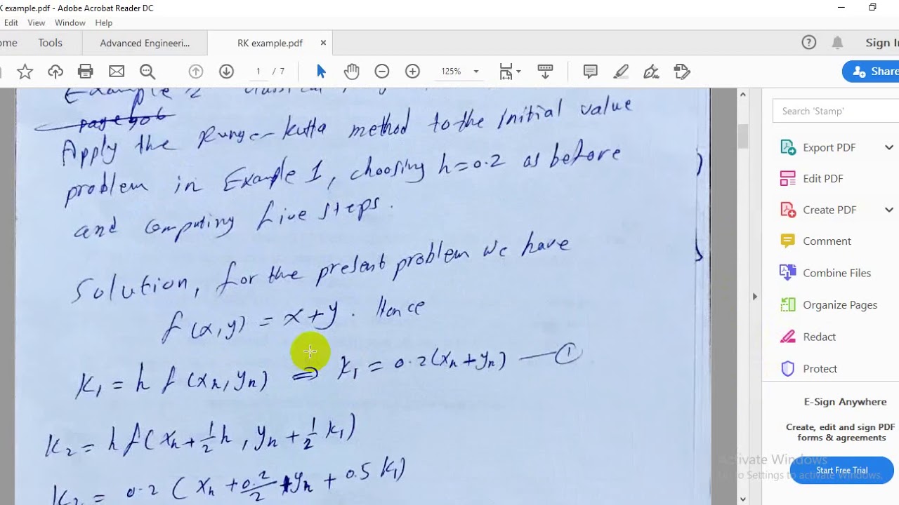Runge–Kutta Method (RK Method) - YouTube