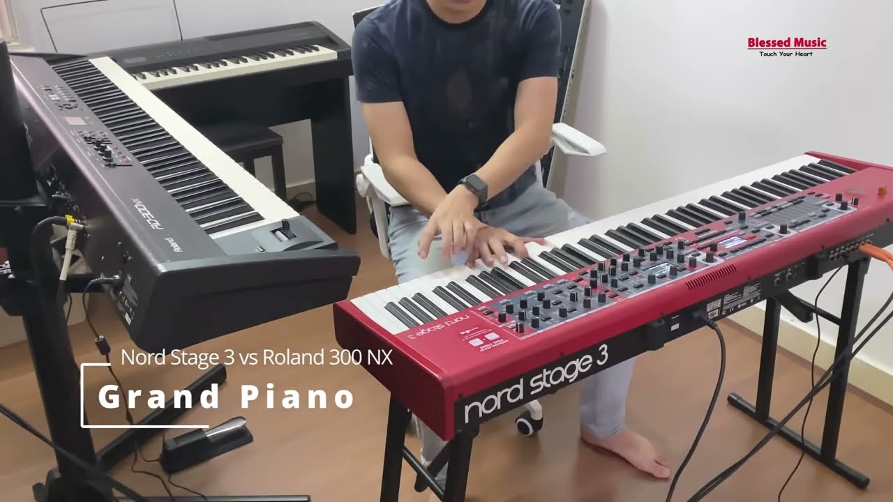 Nord Stage 3 (4,400 $) vs Roland RD 300 NX (2,000 $)|Sounds Comparison ...