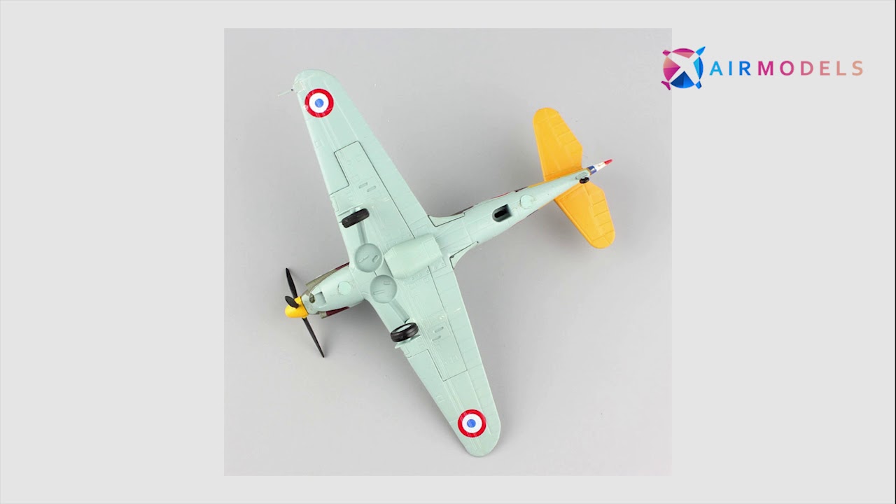 Dewoitine D.520 - Diecast Aircraft Model - YouTube