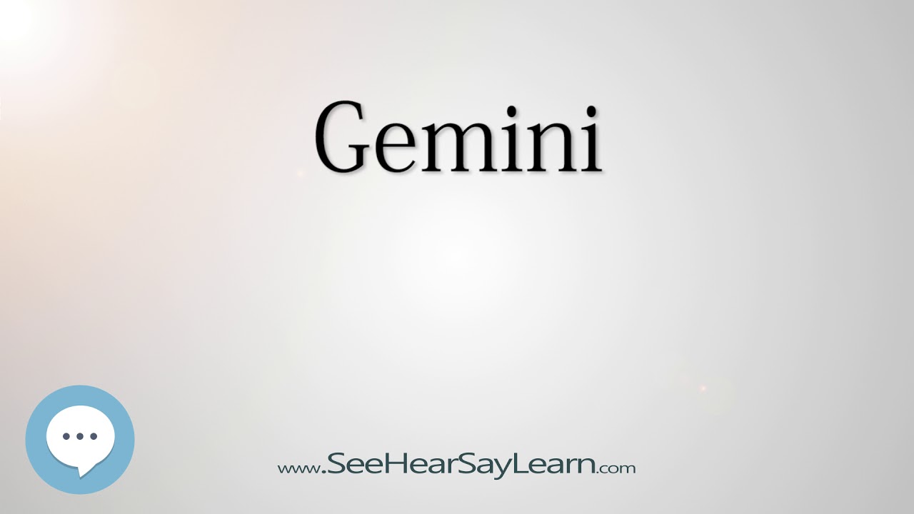 Gemini Meaning In English