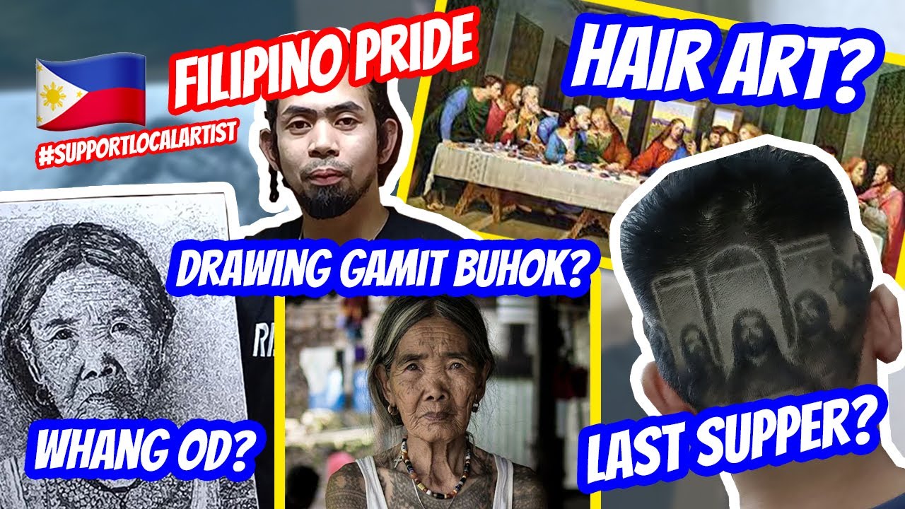 FILIPINO PRIDE TALENT (HAIR ART/HAIR TATOO) | BOY BUHOK ART TV # ...