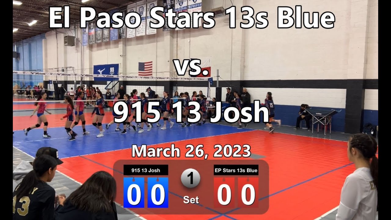 El Paso Stars 13s Blue vs. 915 13 Josh – Pool Play Game 1 - YouTube