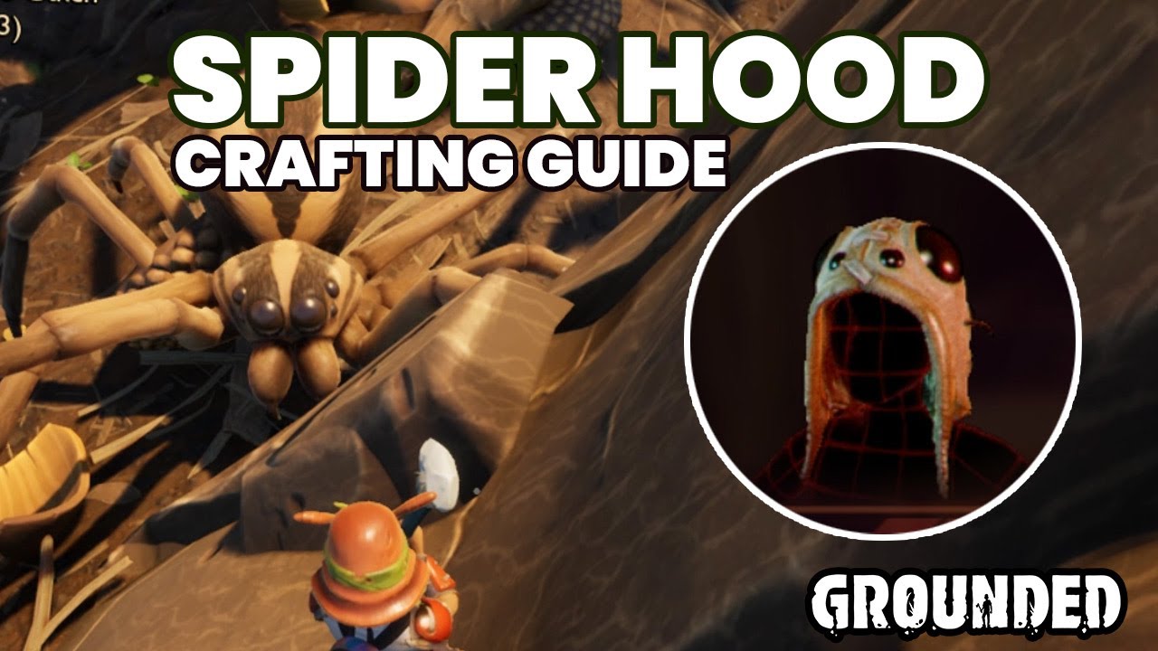 How to craft SPIDER HOOD in Grounded Game? - YouTube