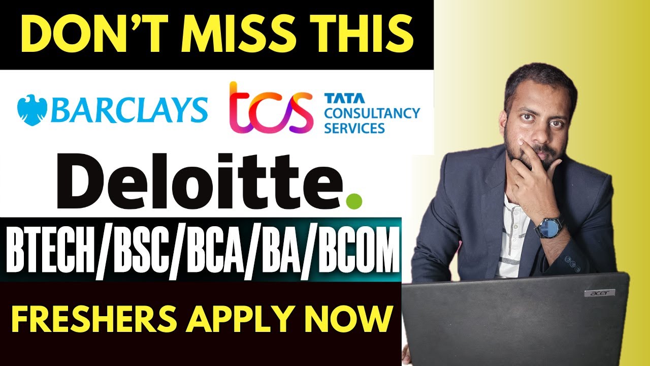 Deloitte Full Stack Developer Hiring Announced | Barclays , TCS Jobs For Freshers | Apply Now ...