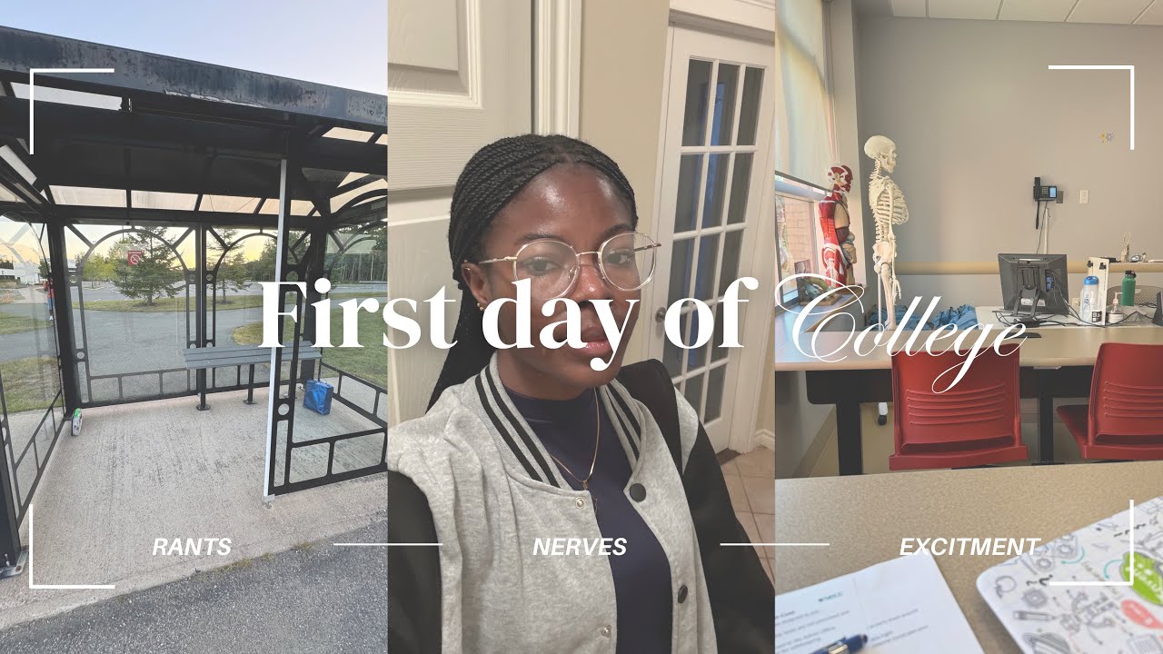 My First Day of College Vlog | First Day Experience and Starting a New ...