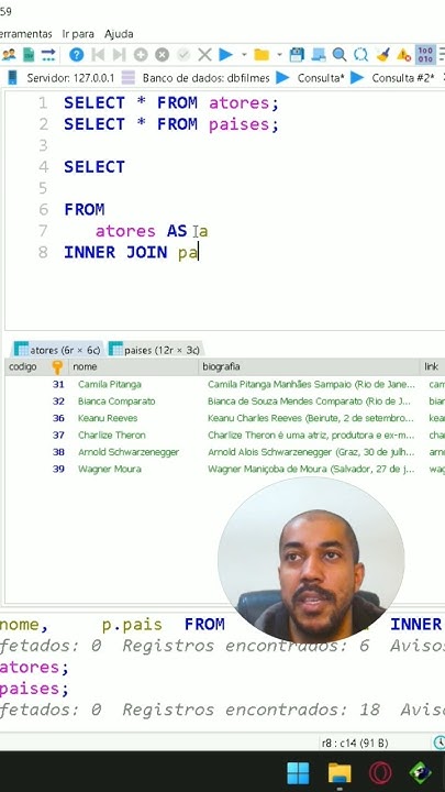 Como Fazer Um Inner Join No Banco De Dados Mysql Bancodedados Sql Mysql Sqlserver Shorts