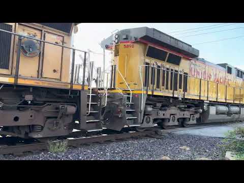 the first part of this Union Pacific mixed #train because my phone over heated