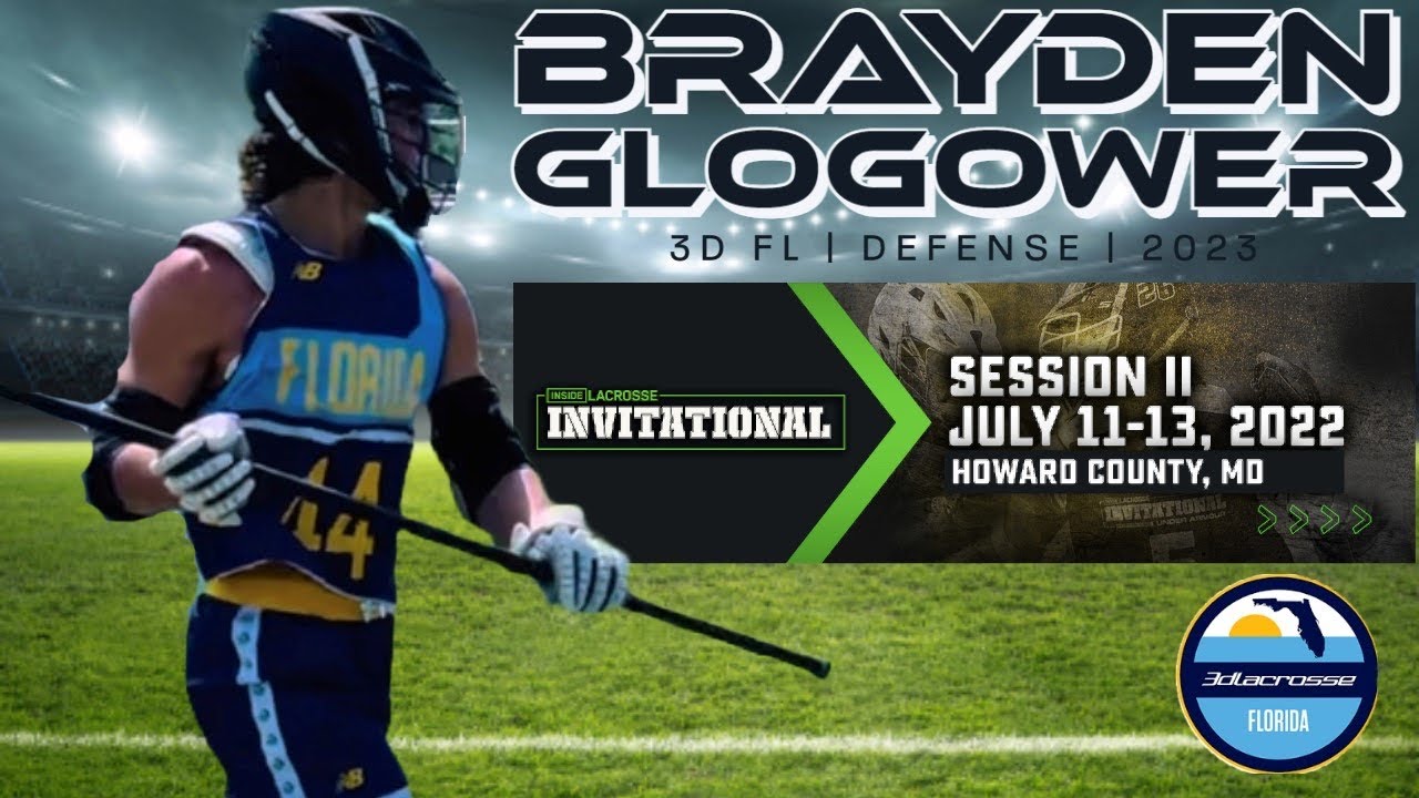Brayden Glogower | Inside Lacrosse Invitational | 2023 | Defense - YouTube
