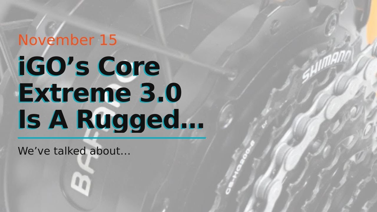 iGO’s Core Extreme 3.0 Is A Rugged E-Bike That Can Go Pretty Much ...