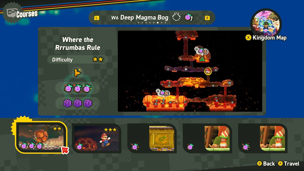 Super Mario Bros Wonder 6 09 Where the Rrrumbas Rule and Secret Exit ...