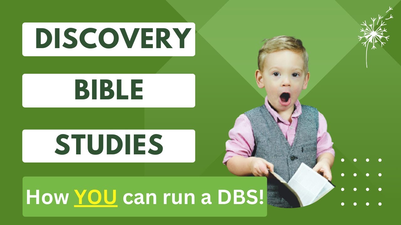 How To Lead A Discovery Bible Study - YouTube