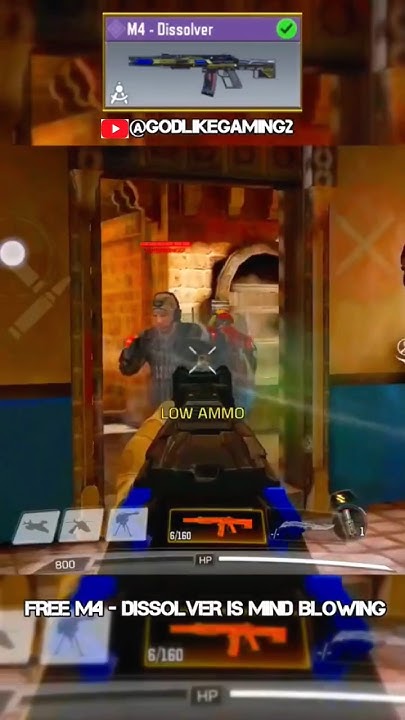 FREE M4-DISSOLVER IN MIND BLOWING | CODM #shorts #codm#codmobile #trending #youtubeshorts# ...