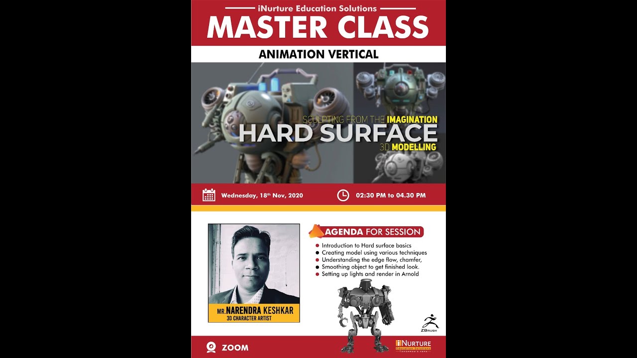 Sculpting from the imagination Hard Surface 3D Modelling by Narendra ...