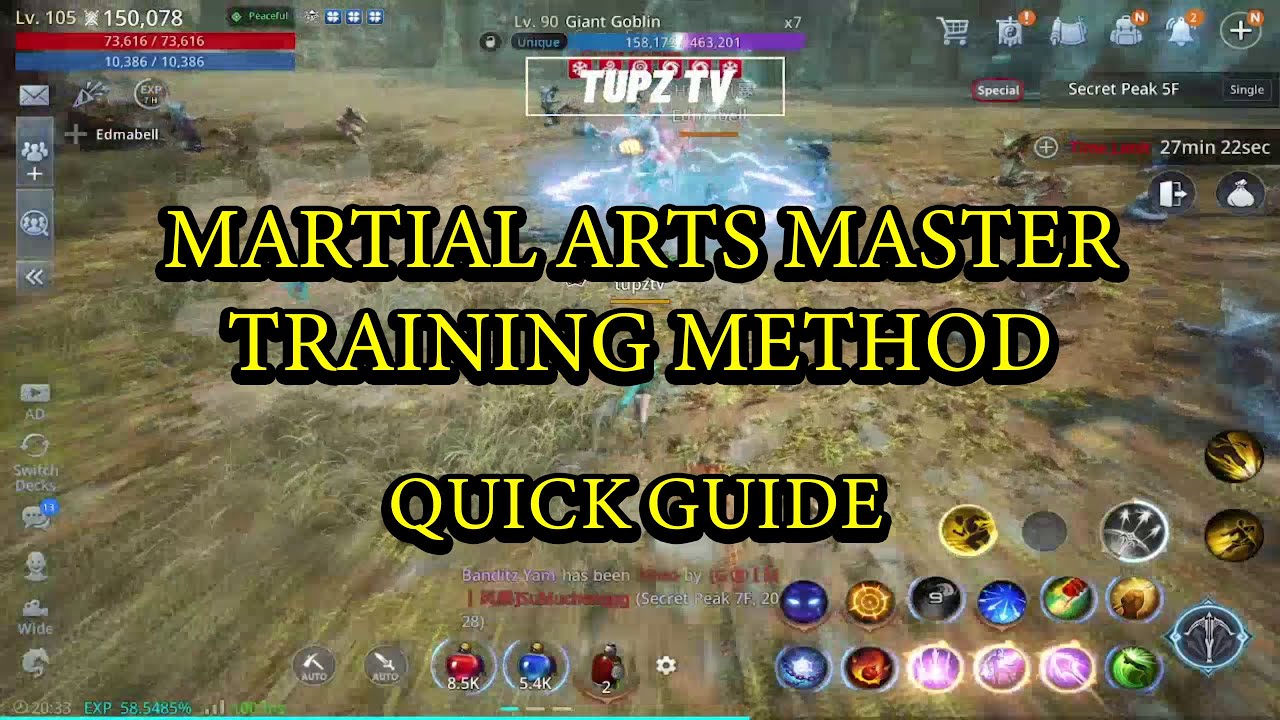 MIR 4 - MARTIAL ARTS MASTER TRAINING METHOD | REQUEST MISSION QUICK ...