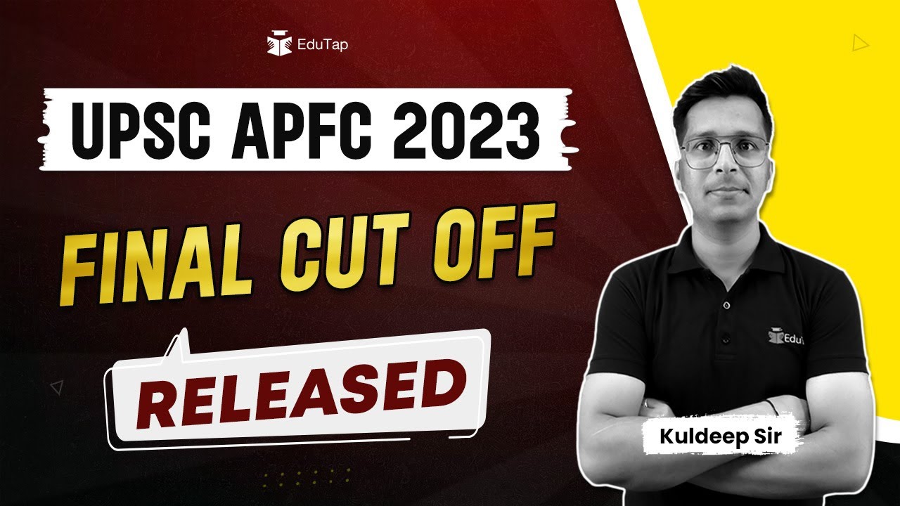🔴UPSC EPFO APFC 2023 Cutoffs Marks Analysis | Previous Year Category ...