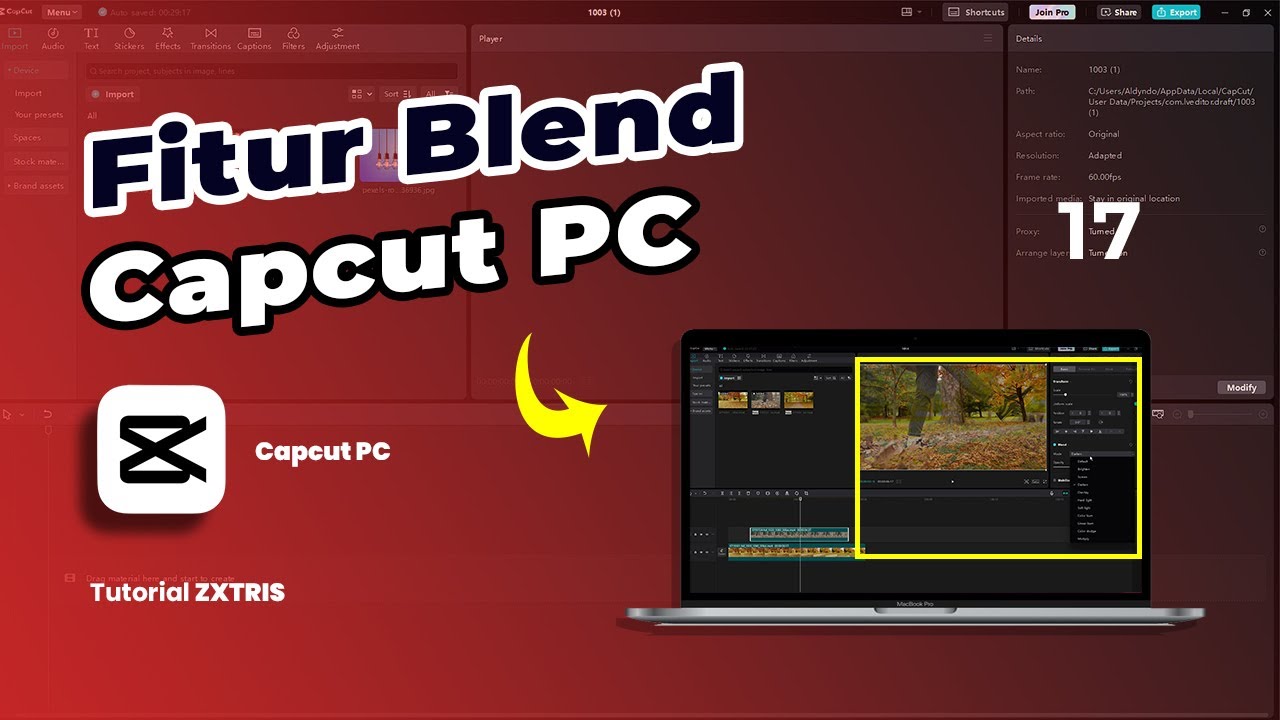 Fiitur blending di capcut pc - YouTube
