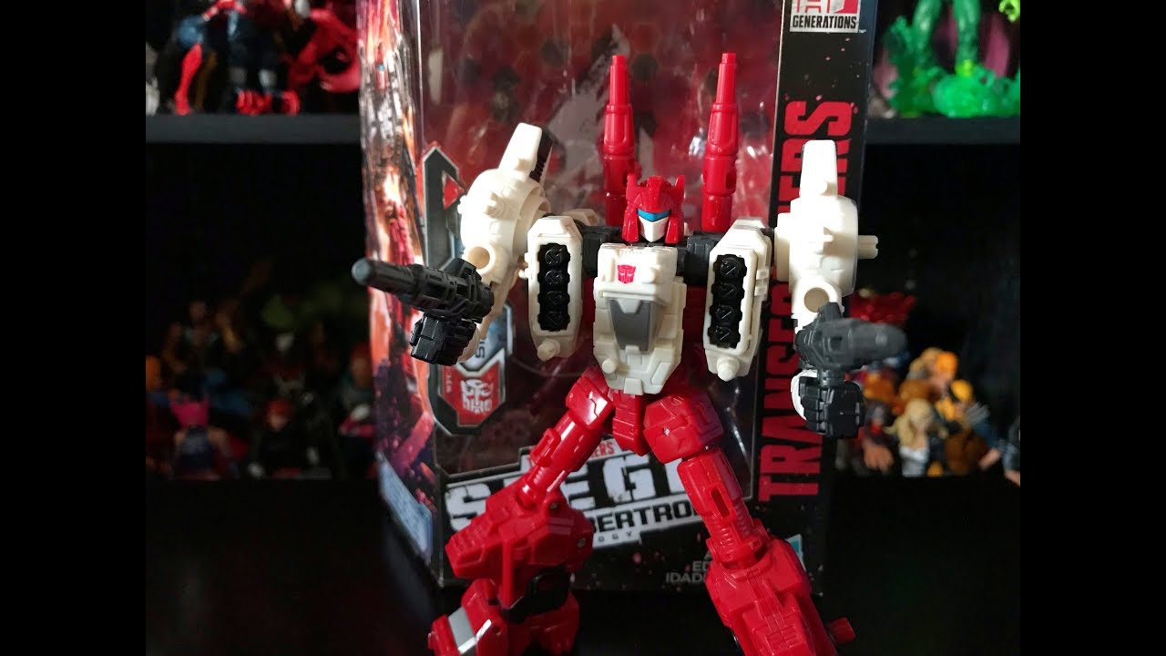 Transformers Siege Deluxe Class Sixgun! Figure Review - YouTube
