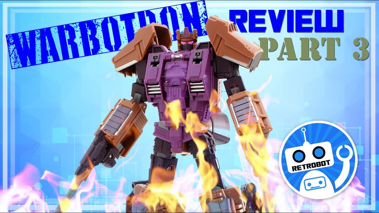 Warbotron Part 3: Air Burst 3rd Party Combaticon Blast Off Review - YouTube