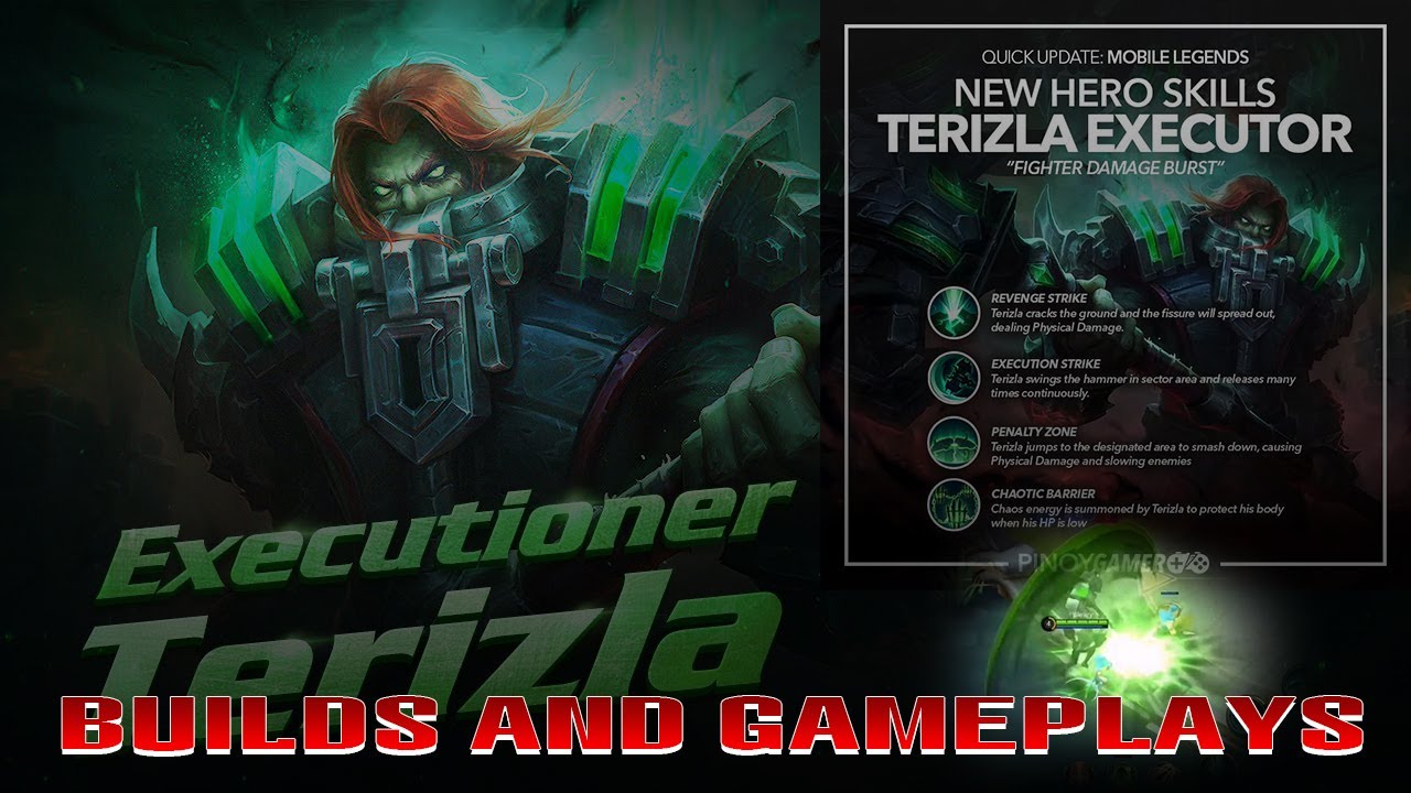 TERIZLA BUILD AND SAMPLE PLAY MOBILE LEGENDS - YouTube