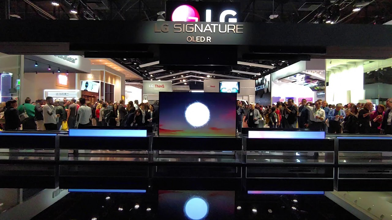 CES 2020, LG 롤러블 TV - YouTube