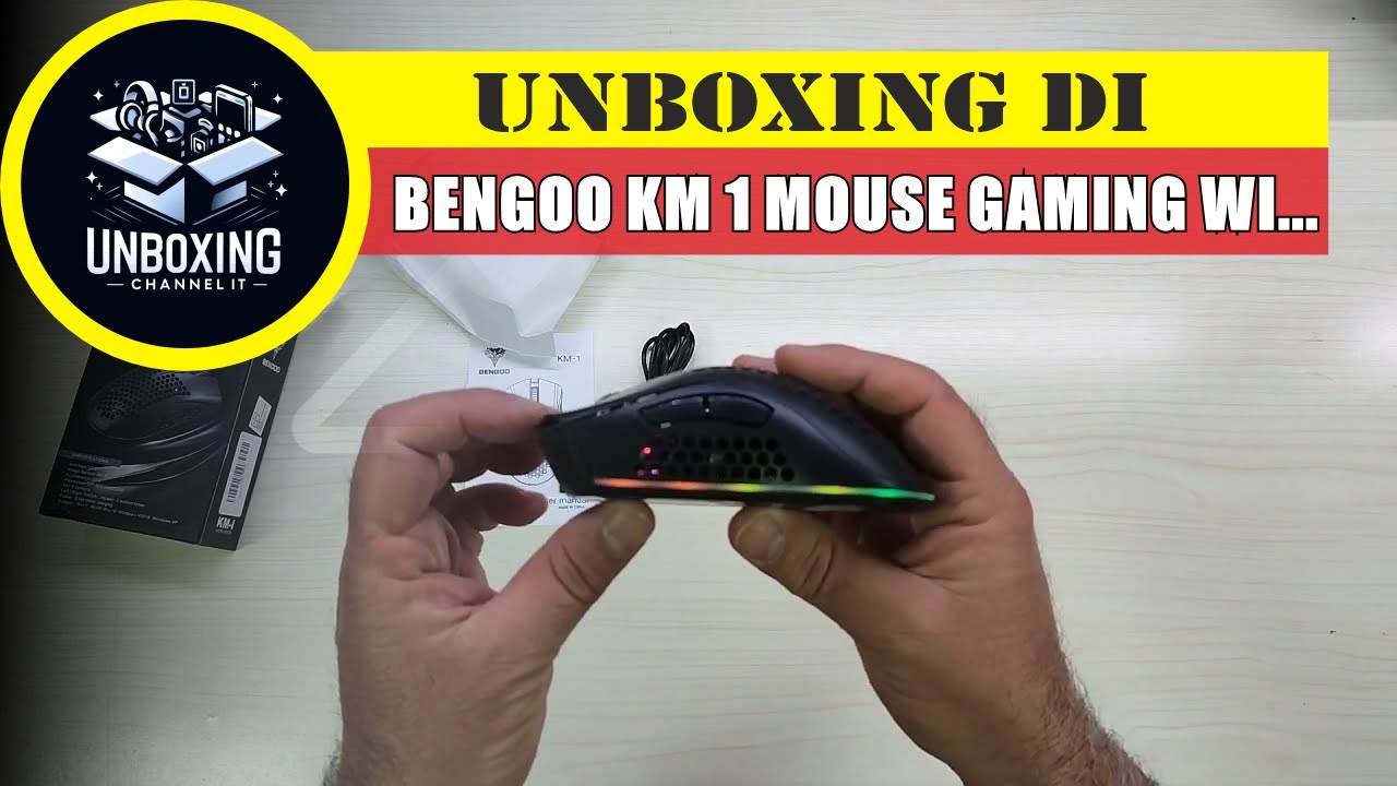BENGOO KM 1 Mouse Gaming Wireless Mouse da Gioco senza Fili, Mou - YouTube