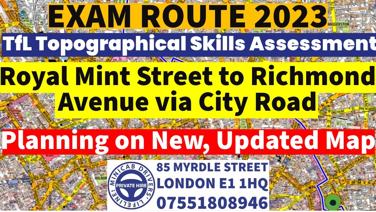 City Road | Royal Mint Street to Richmond Avenue | TfL Topographical ...