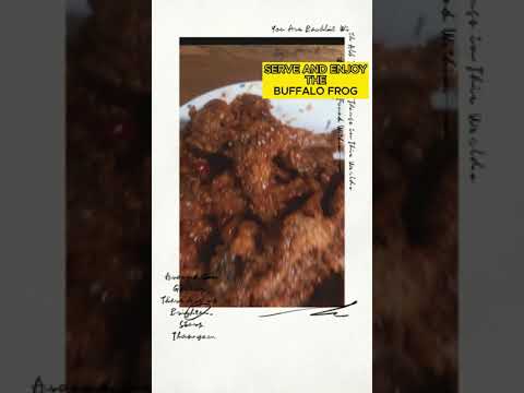 Buffalo Frog Recipe