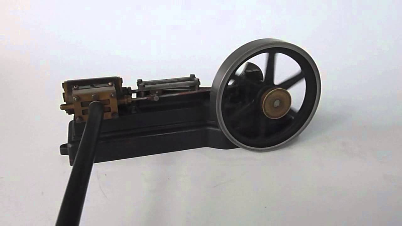 Stuart Turner S50 horizontal steam mill engine model - YouTube