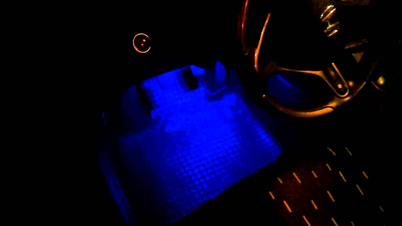 honda civic ambient foot light - YouTube