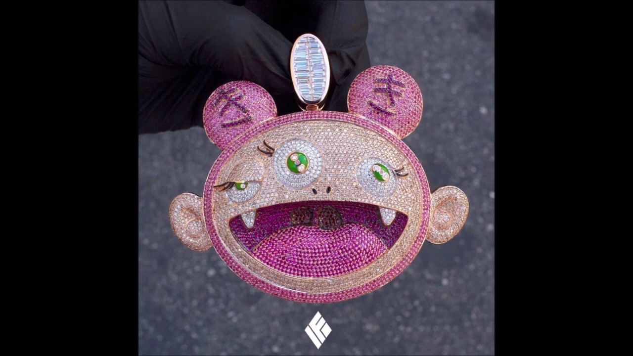 HipHop Bling: Kid Cudi Spinning Murakami Chain - YouTube
